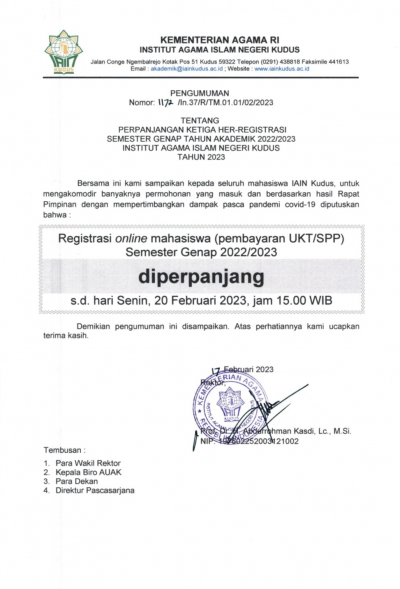 IAIN KUDUS | Institut Agama Islam Negeri Kudus