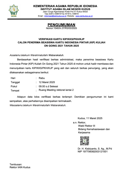 IAIN KUDUS | Institut Agama Islam Negeri Kudus