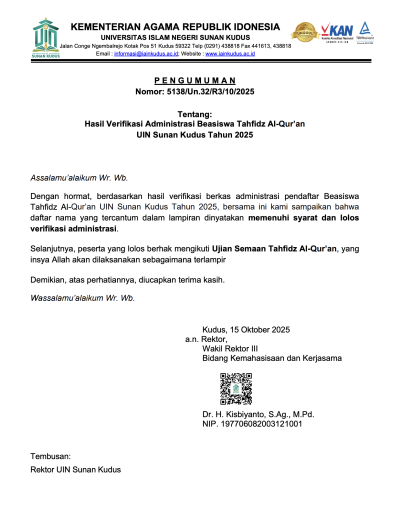 IAIN KUDUS | Institut Agama Islam Negeri Kudus